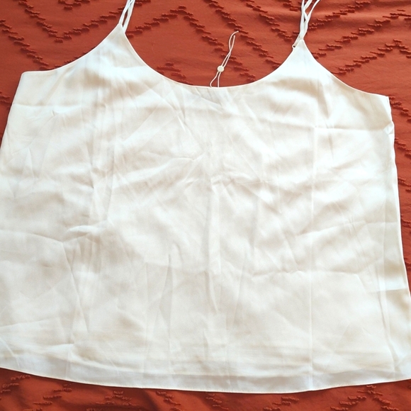 Quince | Tops | Quince Cream Elegant Top 9 Shell Silk All Spandex ...